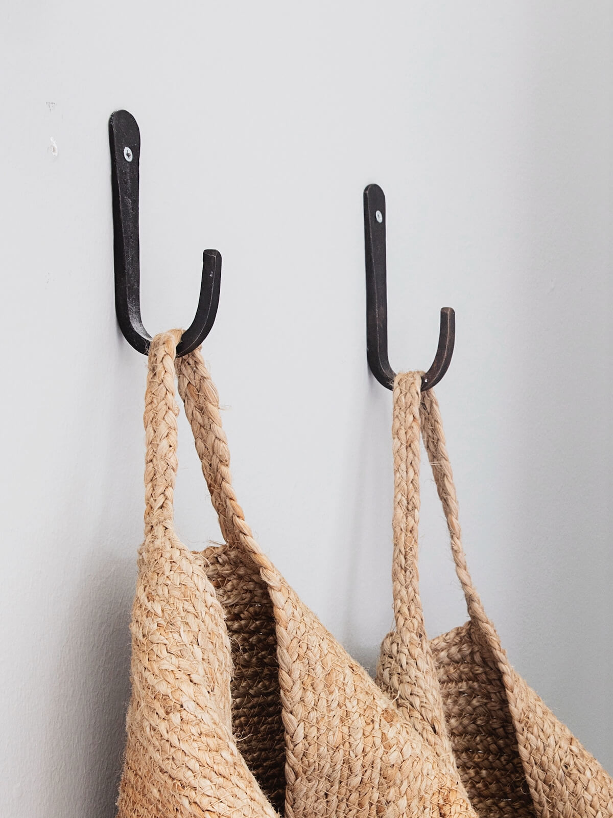 Forged Wall Hook Black County | Iron, Wall Hung – THATCH