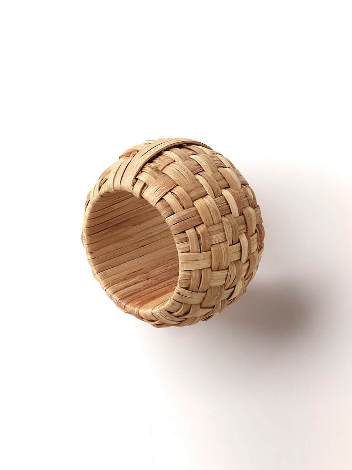 Napkin Ring Set Woven Rattan | Rustic, Handcrafted – THATCH