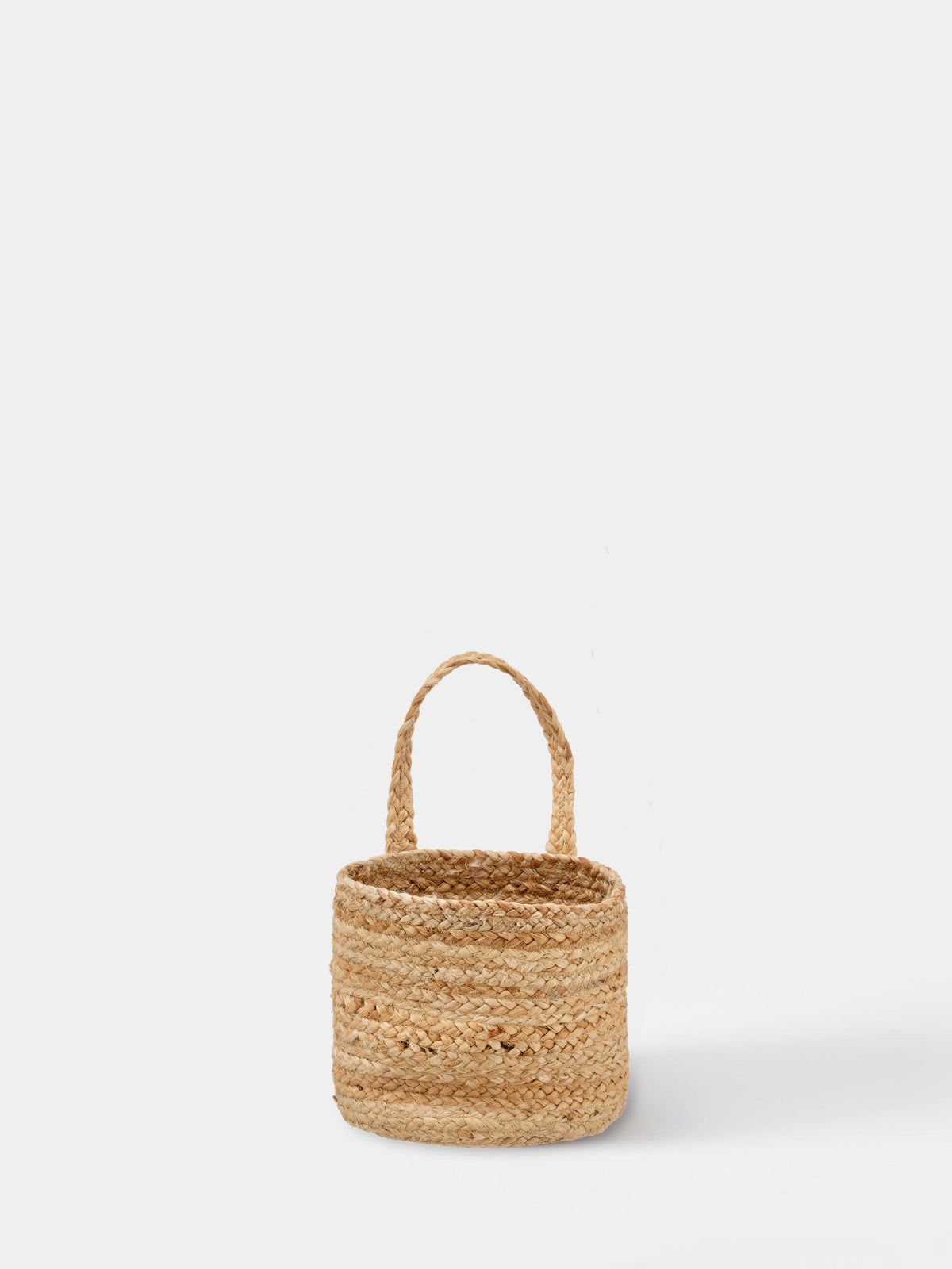 Chapad Wall Hung Basket Large Hemp | With Handle, Natural, Hanging – THATCH