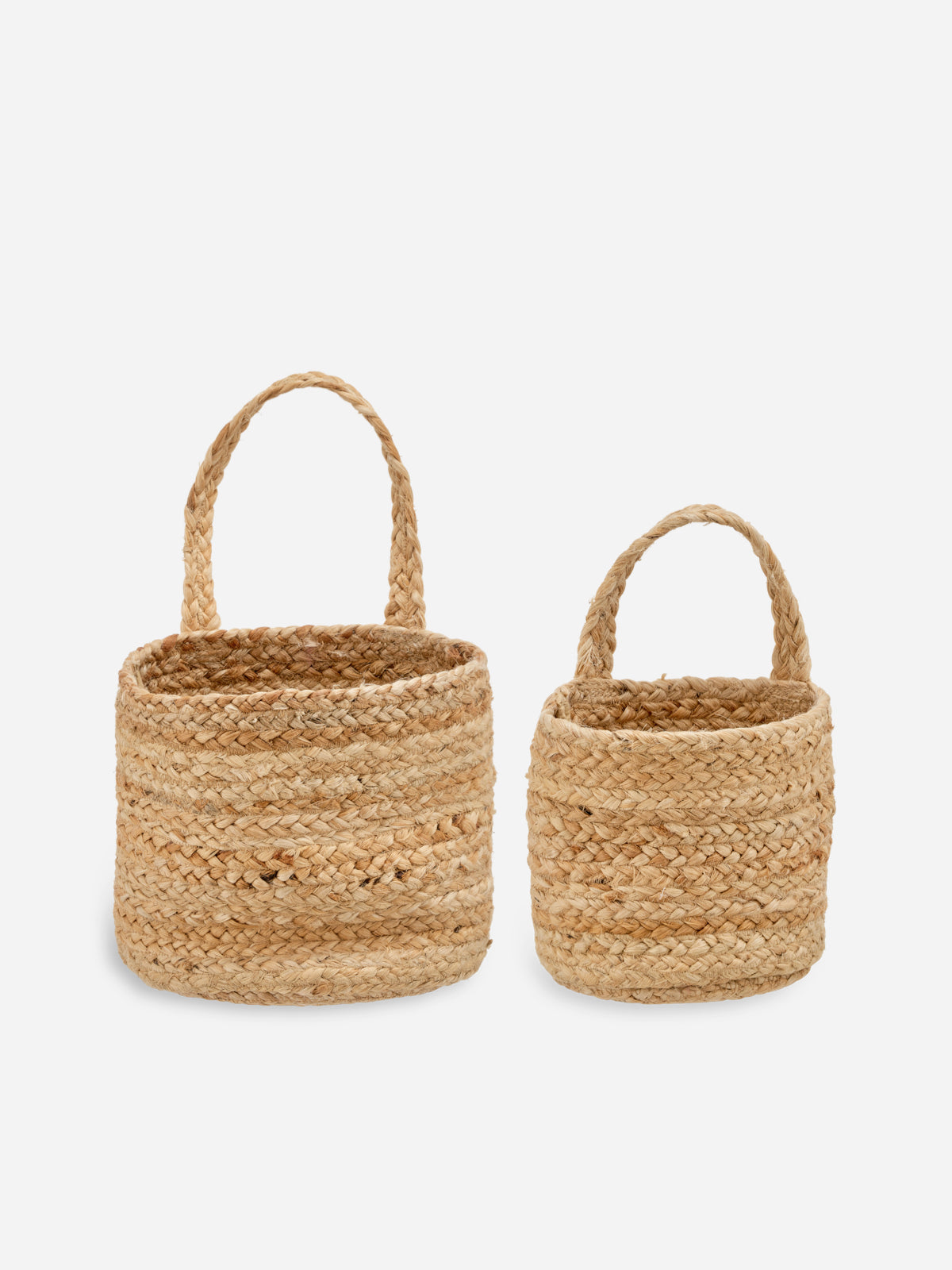 Chapad Wall Hung Basket Large Hemp | With Handle, Natural, Hanging – THATCH
