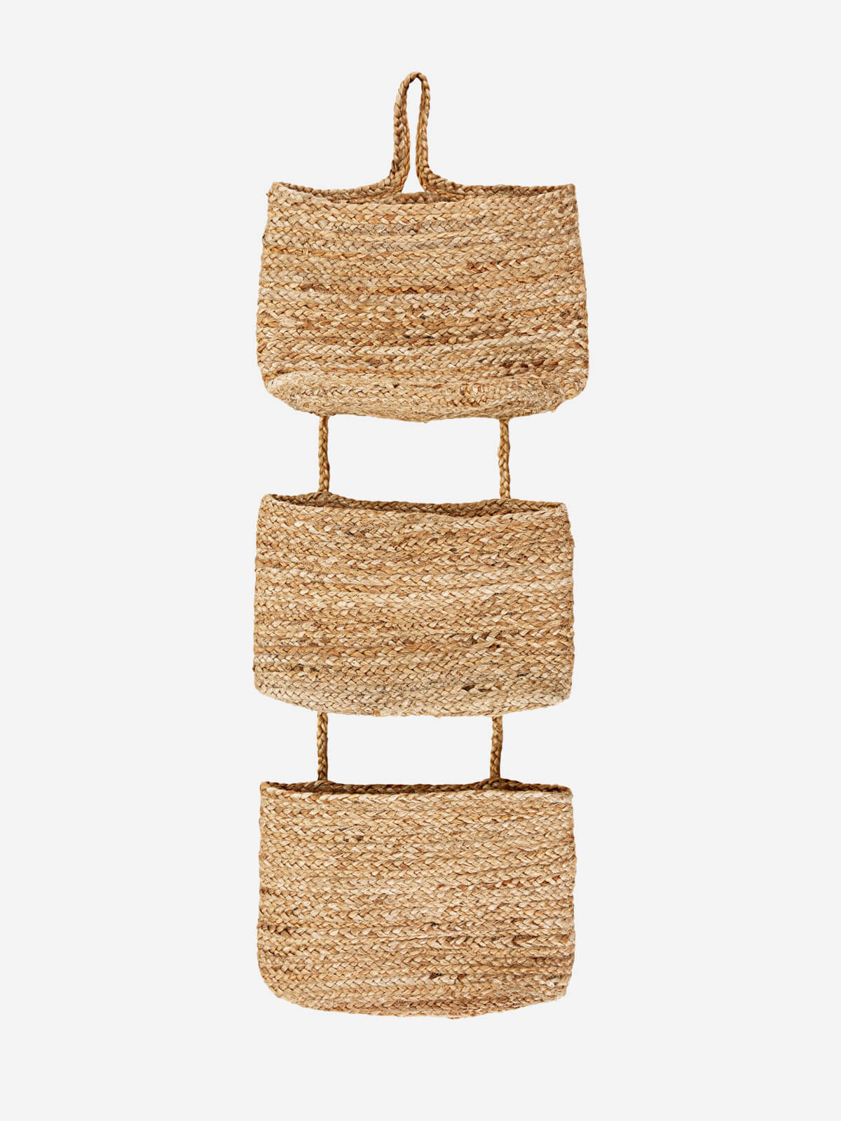 Grassmere Ramla Storage Basket Tiered Hemp | Handle, Large, Hanging ...