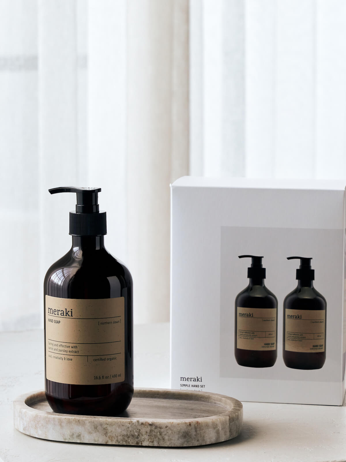 Meraki Northern Dawn Hand Soap Gift Set Box | Meraki Moments Hand Care ...