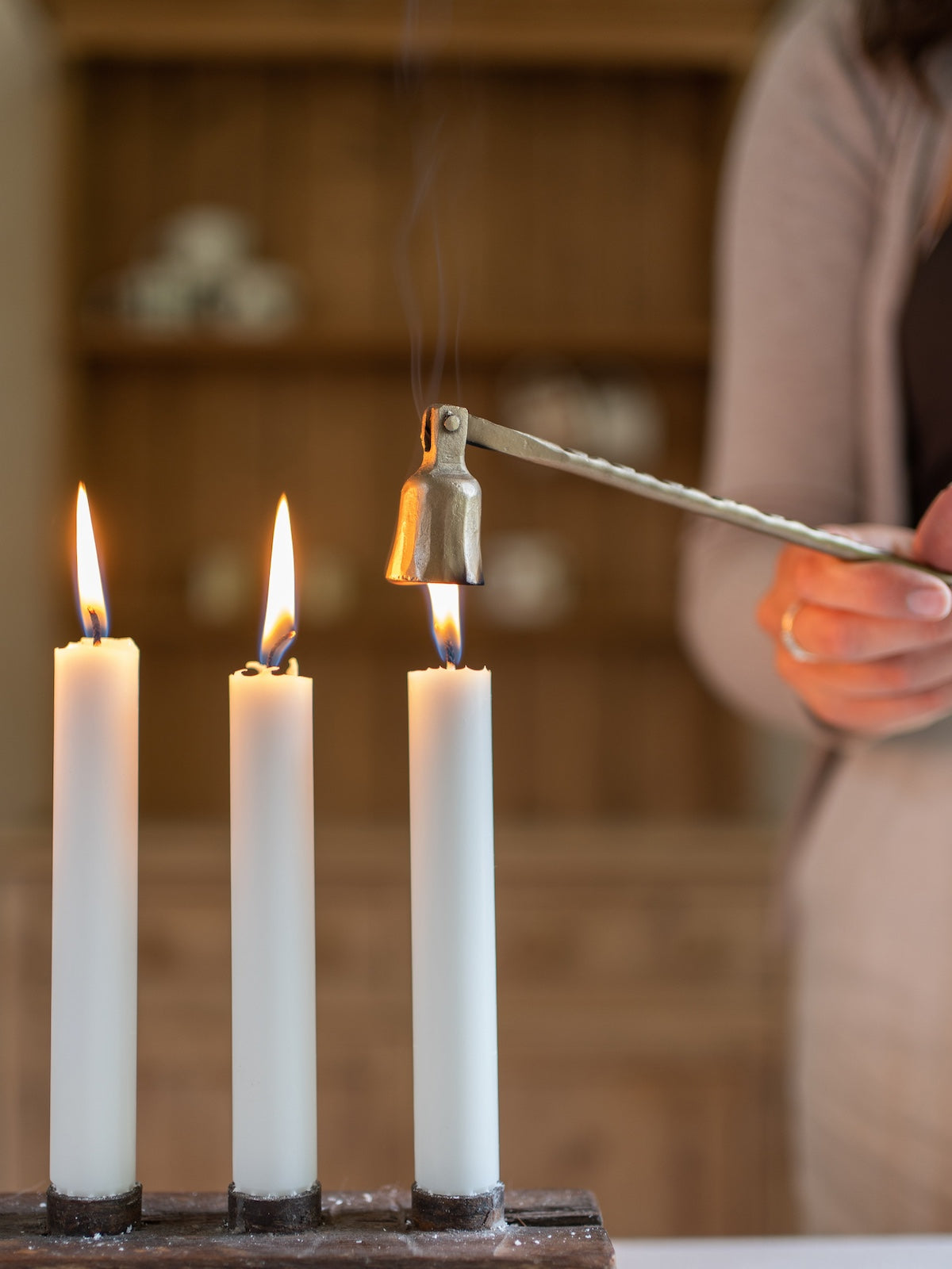 Long Handled Candle Snuffer Brass Gold Decorative Accessories – THATCH