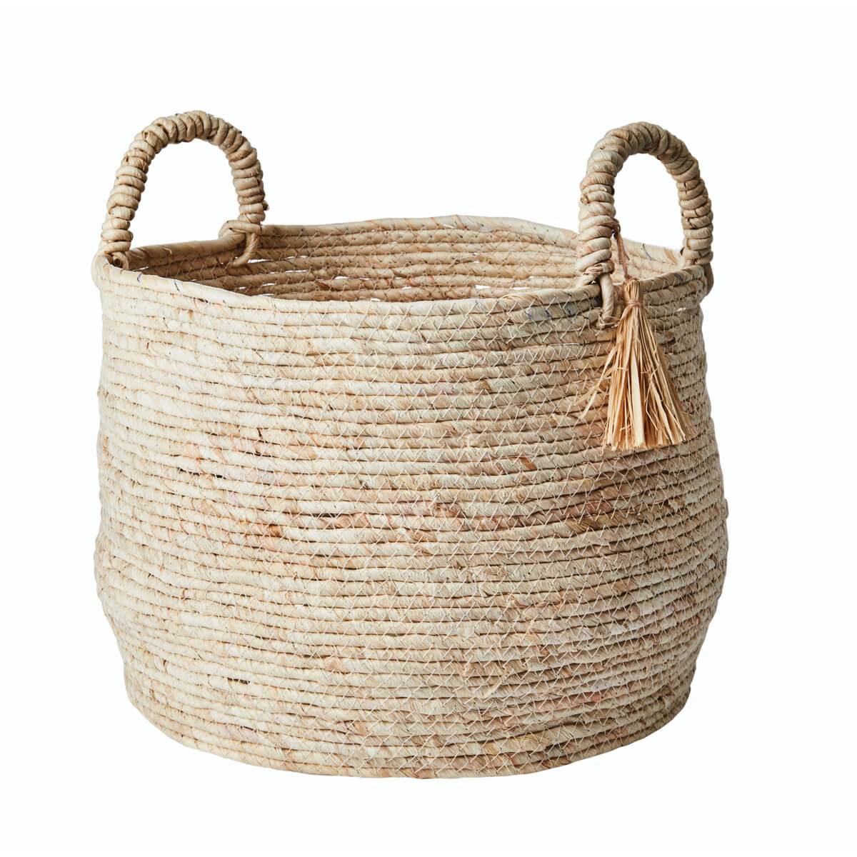 Baskets | Aston Maize Basket Medium | Sustainable, Handmade & Reclaimed Homewares – THATCH