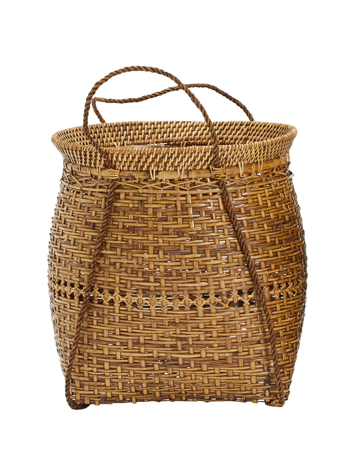 Kuta Basket Set Nature Indah Rattan Bamboo Storage Baskets – THATCH