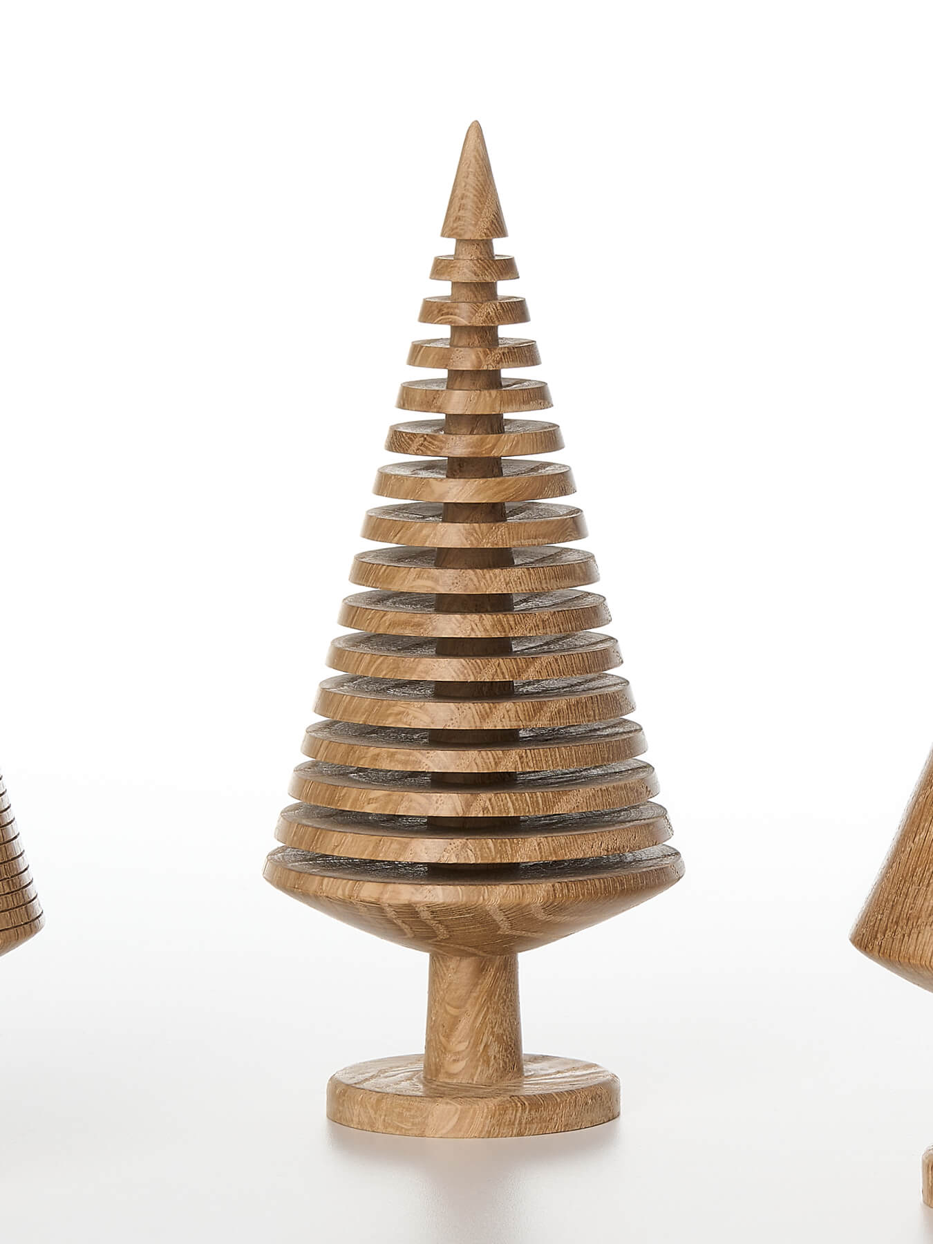 Solid Oak Christmas Tree Ornaments Galloway Forest | Sustainable ...