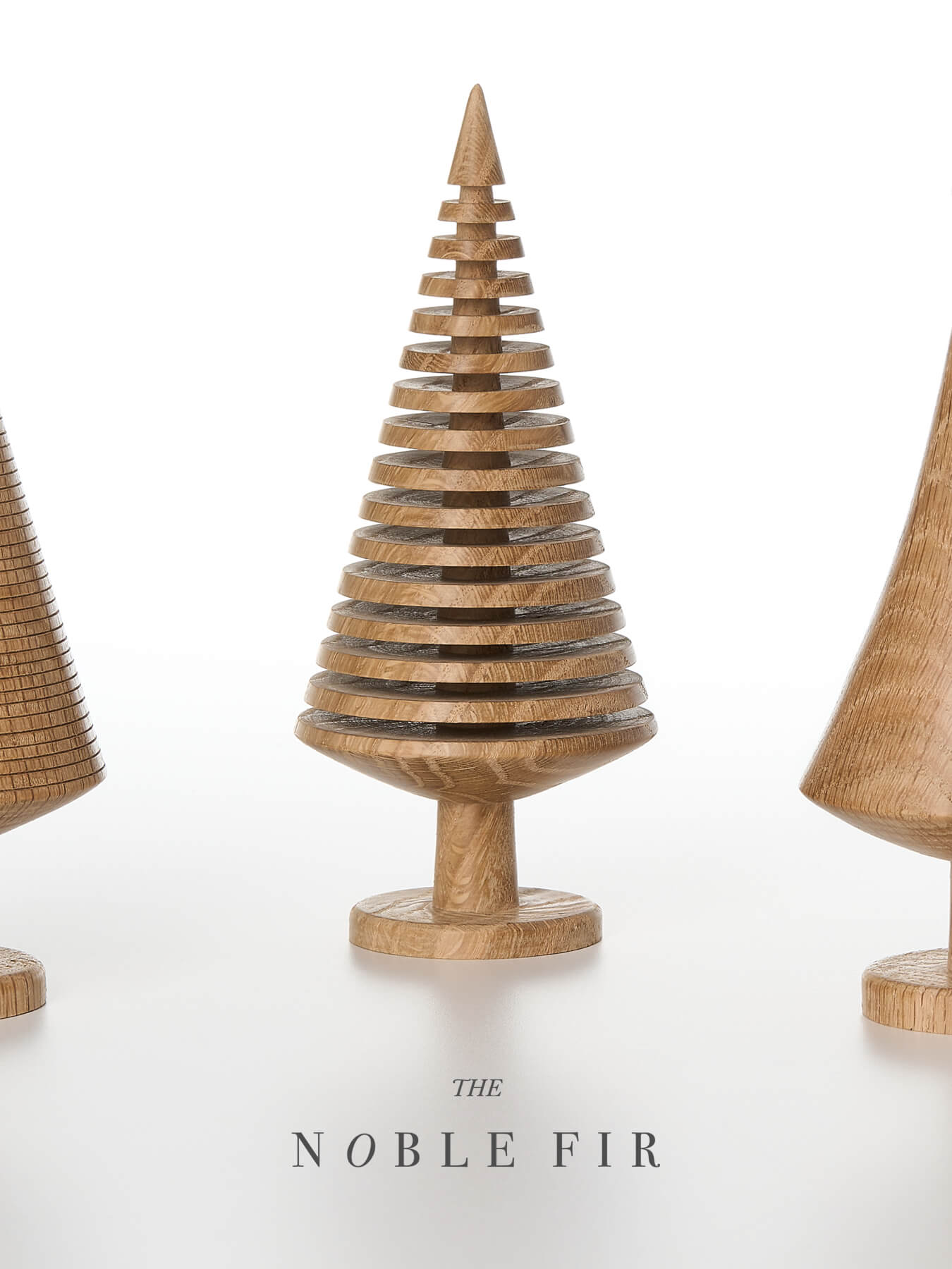 Oak Christmas Tree Ornaments - Large Collection | Sustainable, Handmade ...