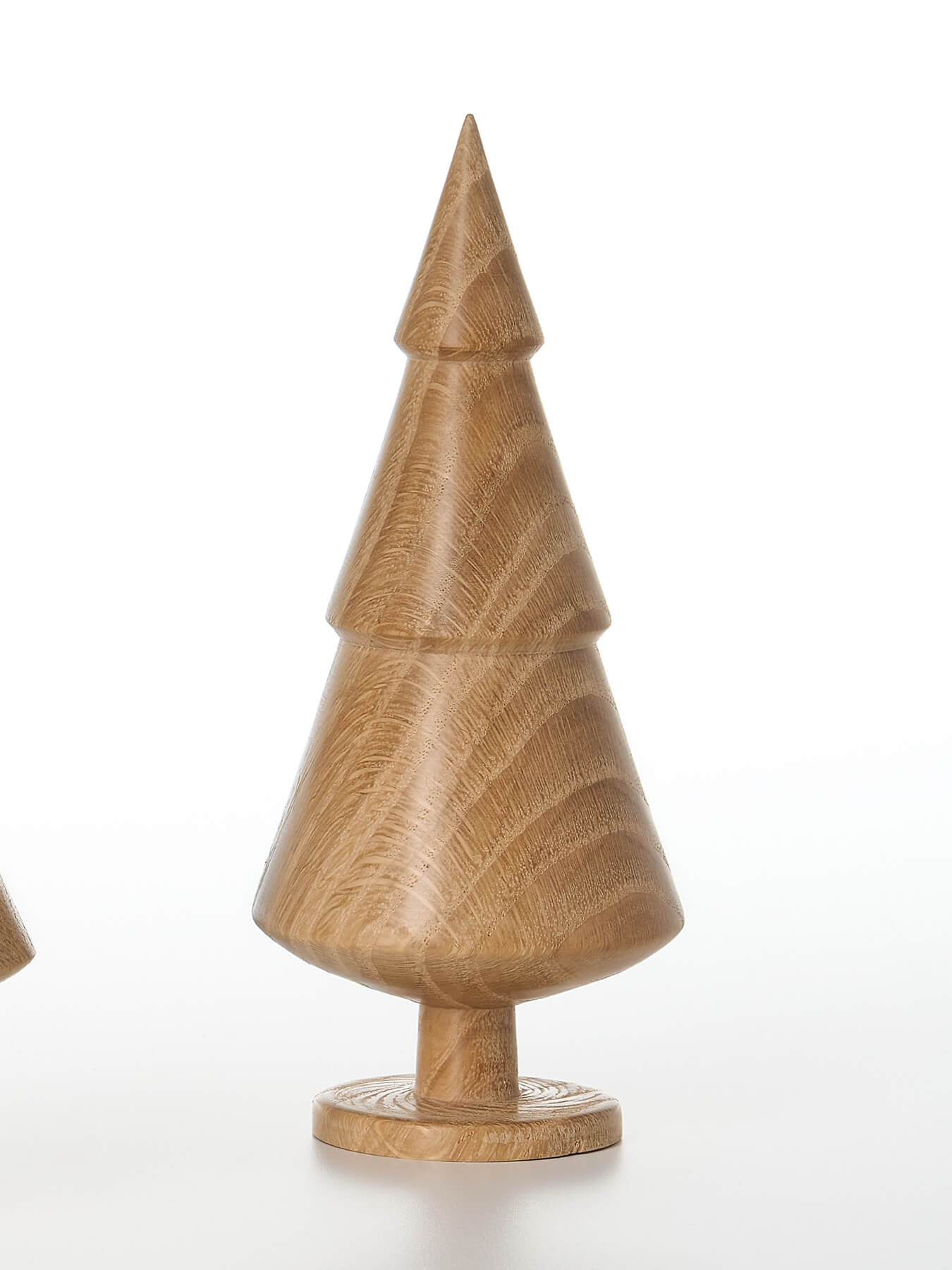 Solid Oak Christmas Tree Ornaments Delamere Woodland | Sustainable ...