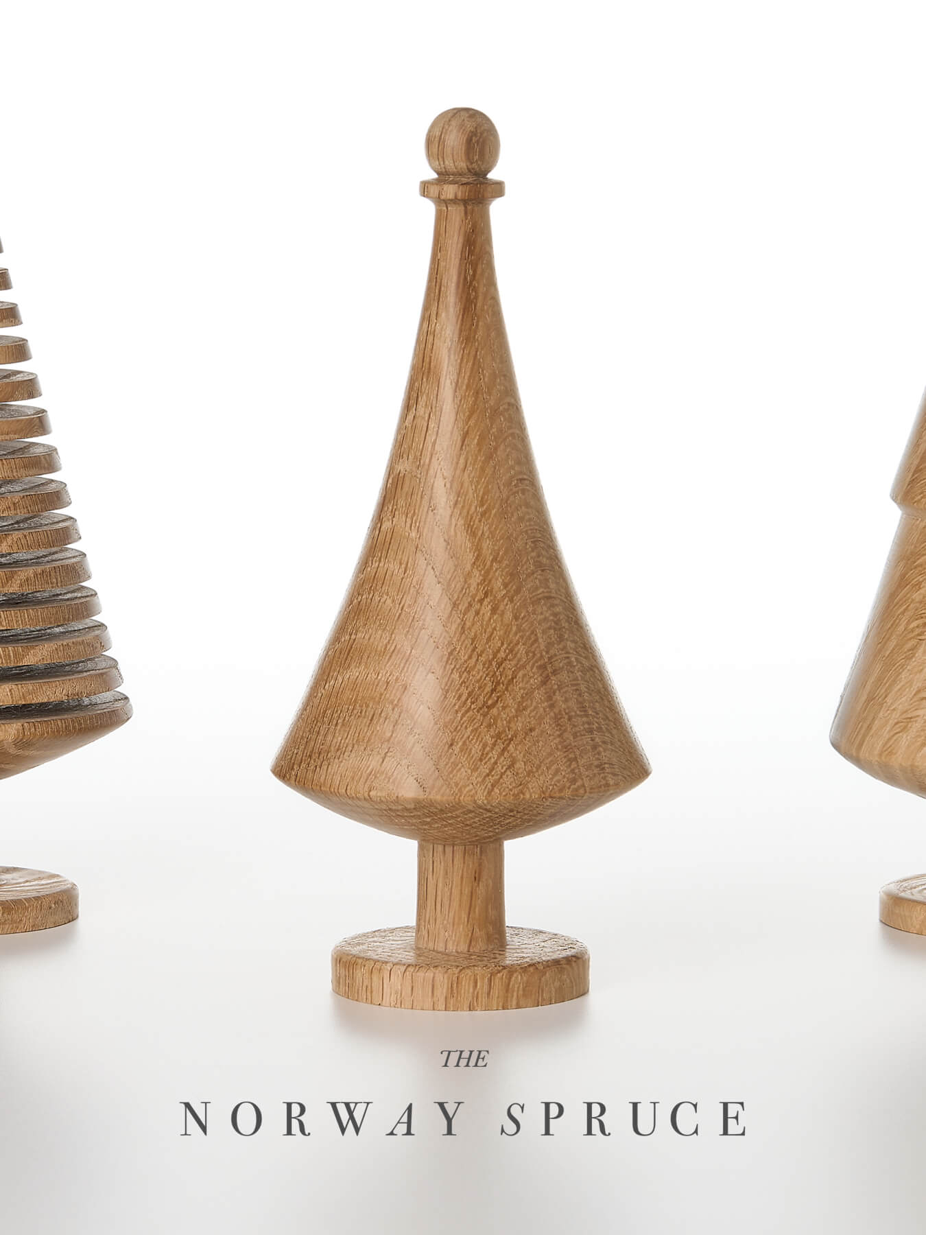 Oak Christmas Tree Ornaments - Large Collection | Sustainable, Handmade ...