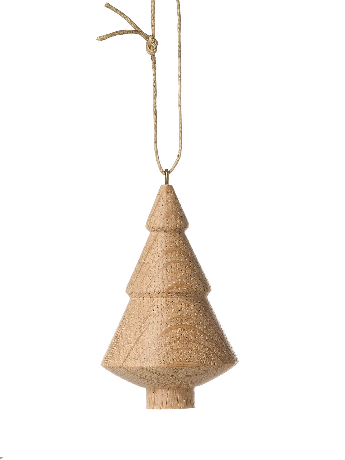 Hanging Christmas Decorations Solid Oak Trees | Wooden Christmas ...