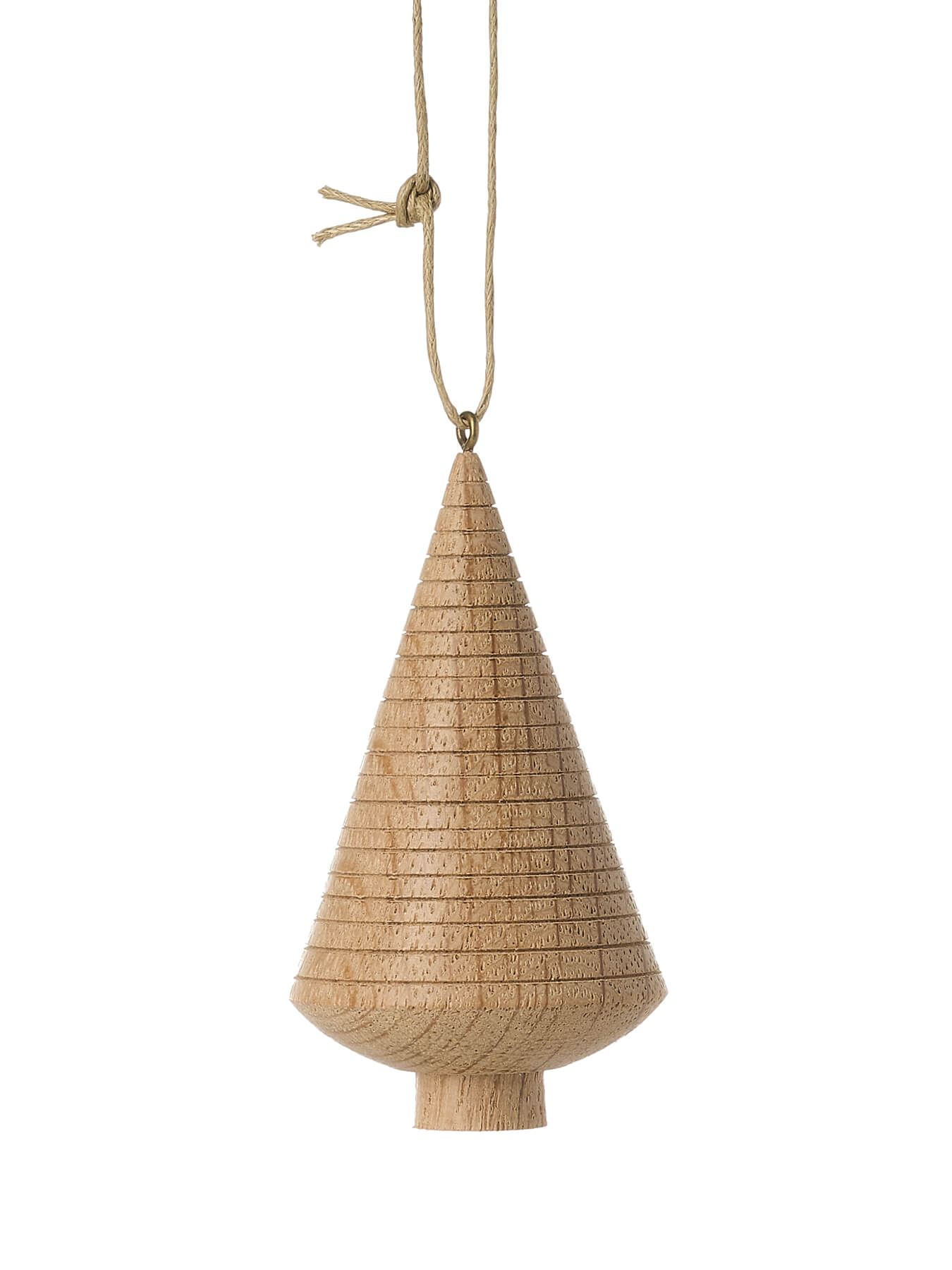 Hanging Christmas Decorations Solid Oak Trees | Wooden Christmas ...