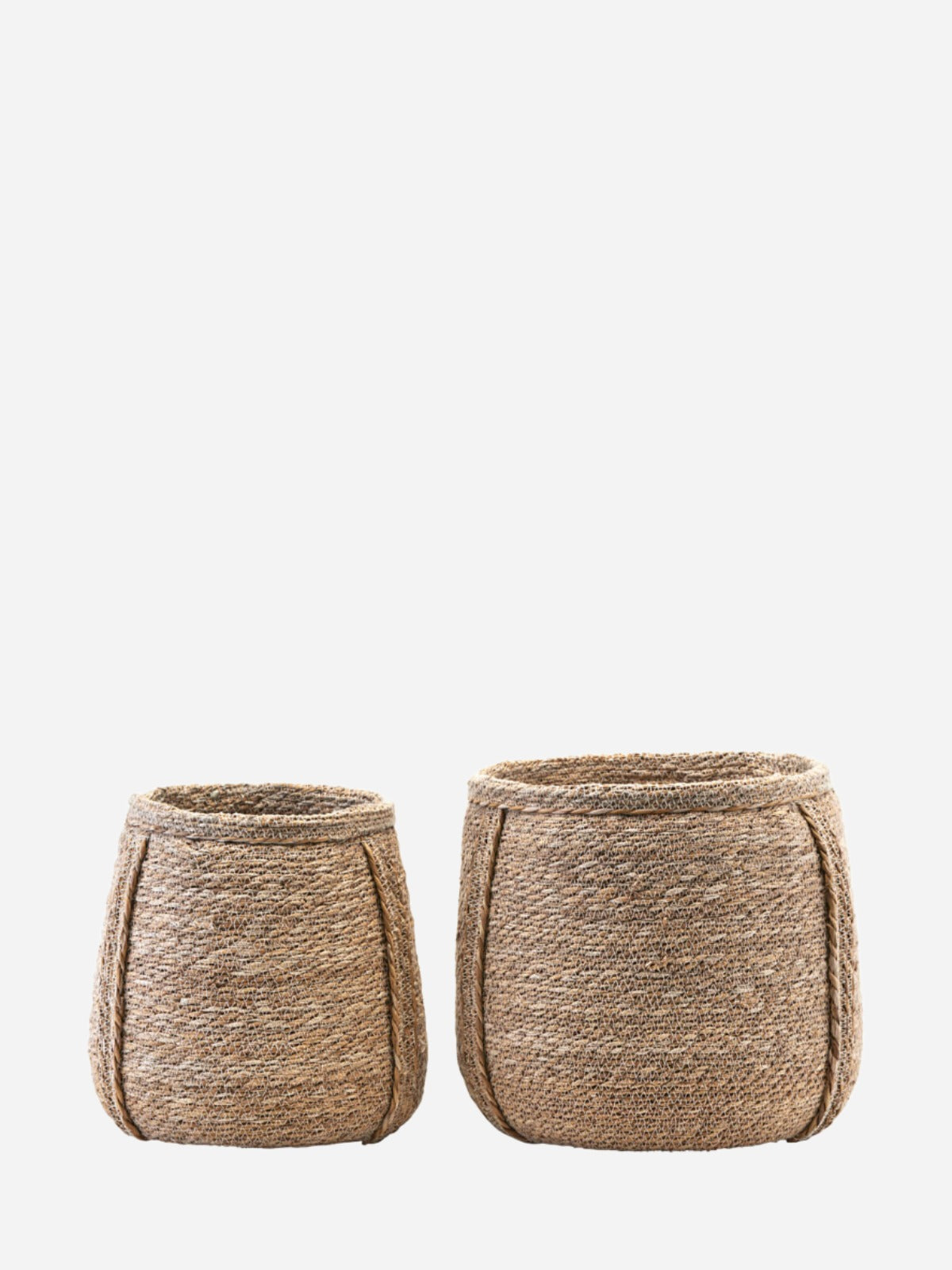 Seagrass Baskets Sega Plant Basket Set of 2 Sustainable, Handmade ...