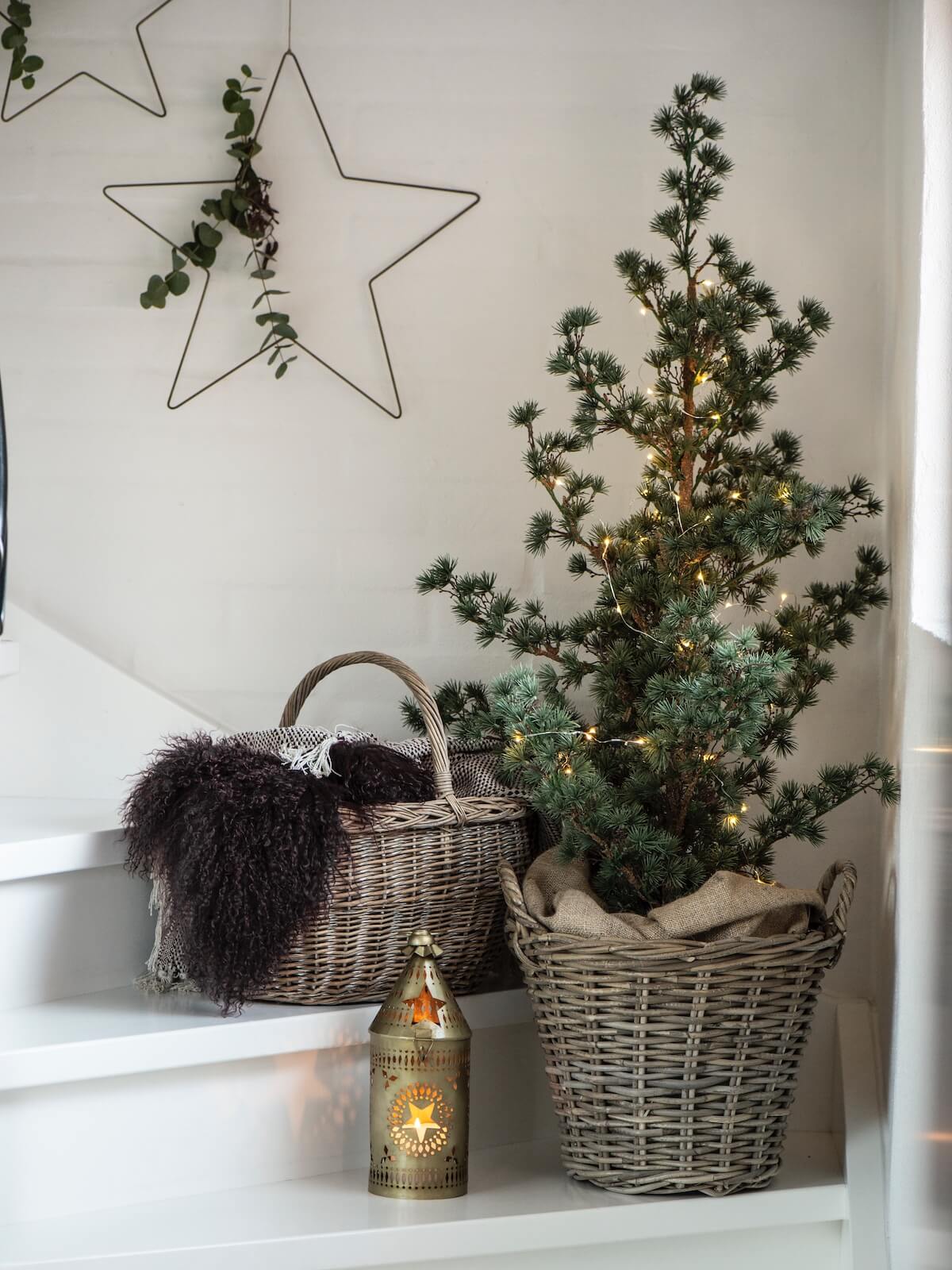 Christmas Tree Basket | Storage Rattan Baskets Large | Sustainable ...