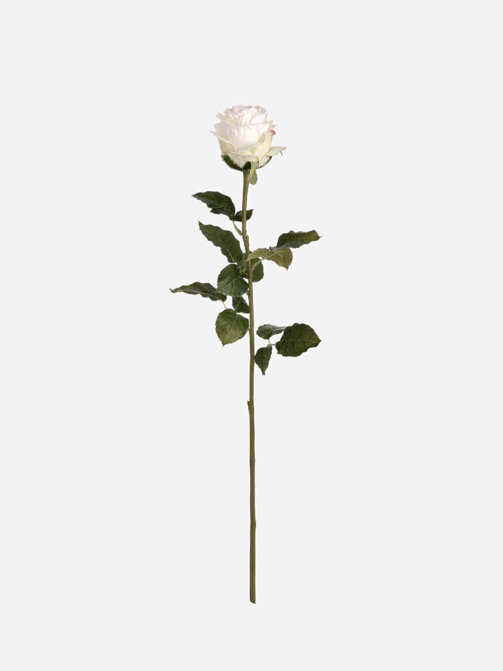 White Rose Bud Artificial Flower Stem Spray | Faux Flowers & Artificial ...